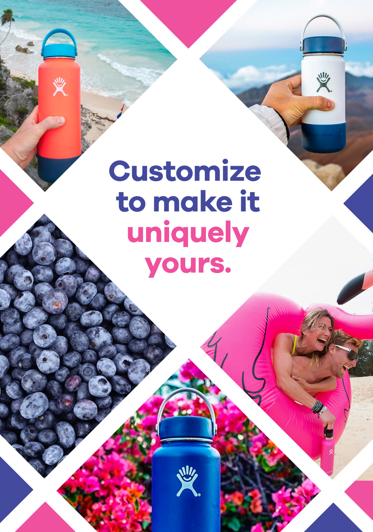 Hydro Flask: Introducing Blueberry and Flamingo for My Hydro. | Milled